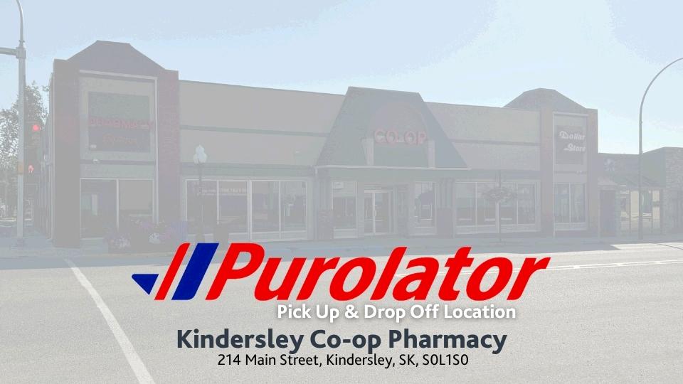 New Service: Purolator Drop-Off/Pick-Up at Co-op Pharmacy | Kindersley ...